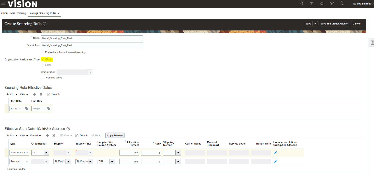 Oracle Fusion: Global Order Promising in Order Management. – My Cloud ...