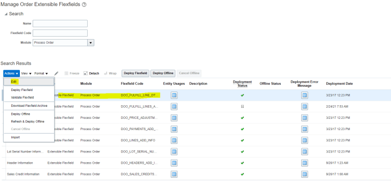 Oracle Fusion : Extensible FlexField(EFF’s) – My Cloud Journey