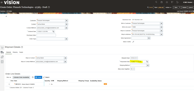 Oracle Fusion: Drop Ship in Order management – My Cloud Journey