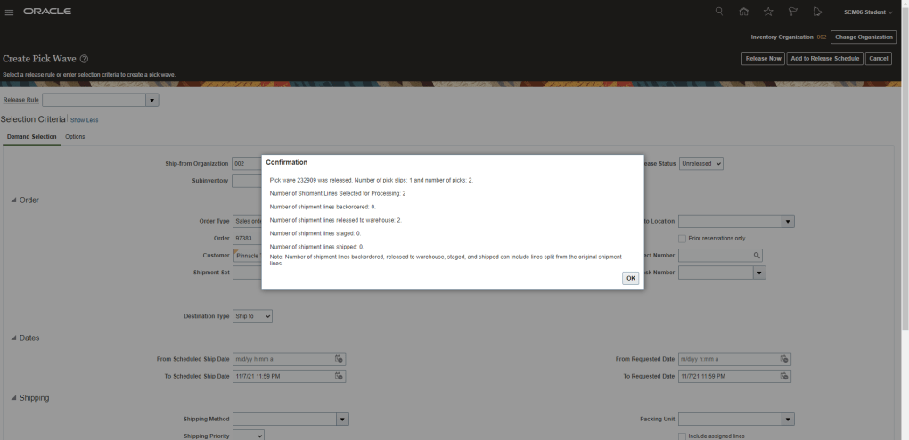 Oracle Fusion: Shipping Process Flow in Order Management – My Cloud Journey