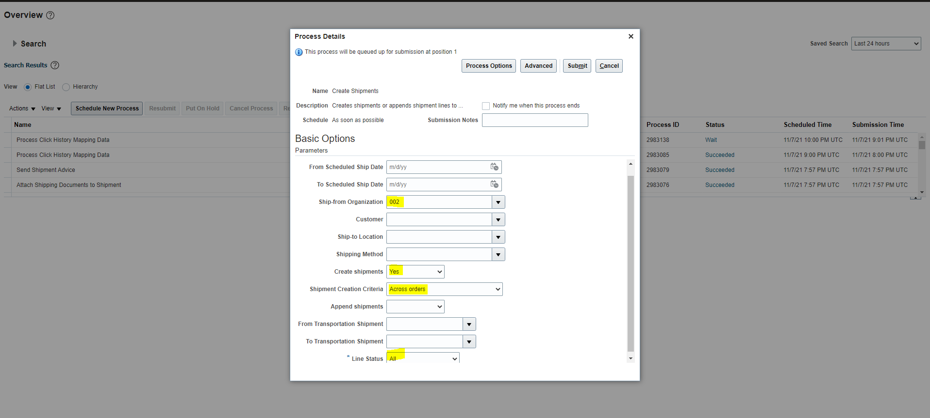 Oracle Fusion: Quick Shipment in Order Management – My Cloud Journey