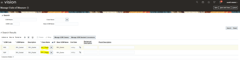 Oracle Inventory : Unit of Measures – My Cloud Journey